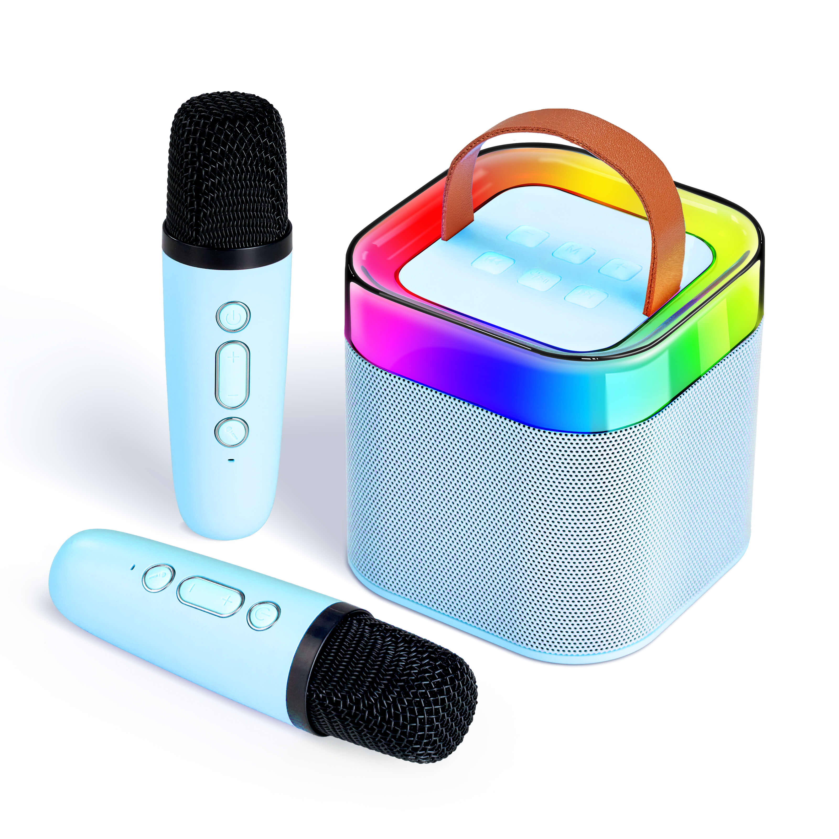 Eytse K23 Mini Karaoke Machine, Portable Karaoke Speaker with 2 Wirele