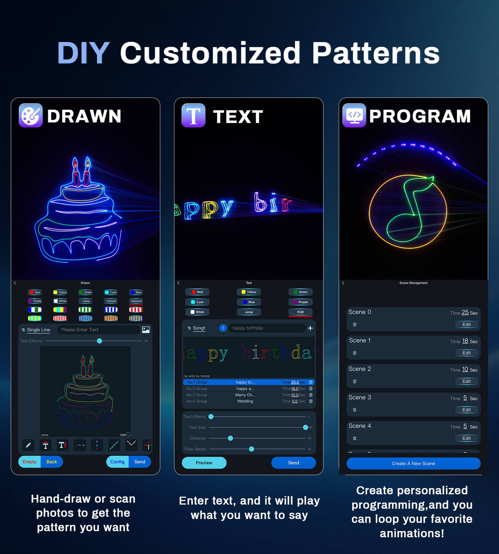 Eytse EY003-L DJ Laser Lights for Party 3D Animation RGB Laser Show Pr